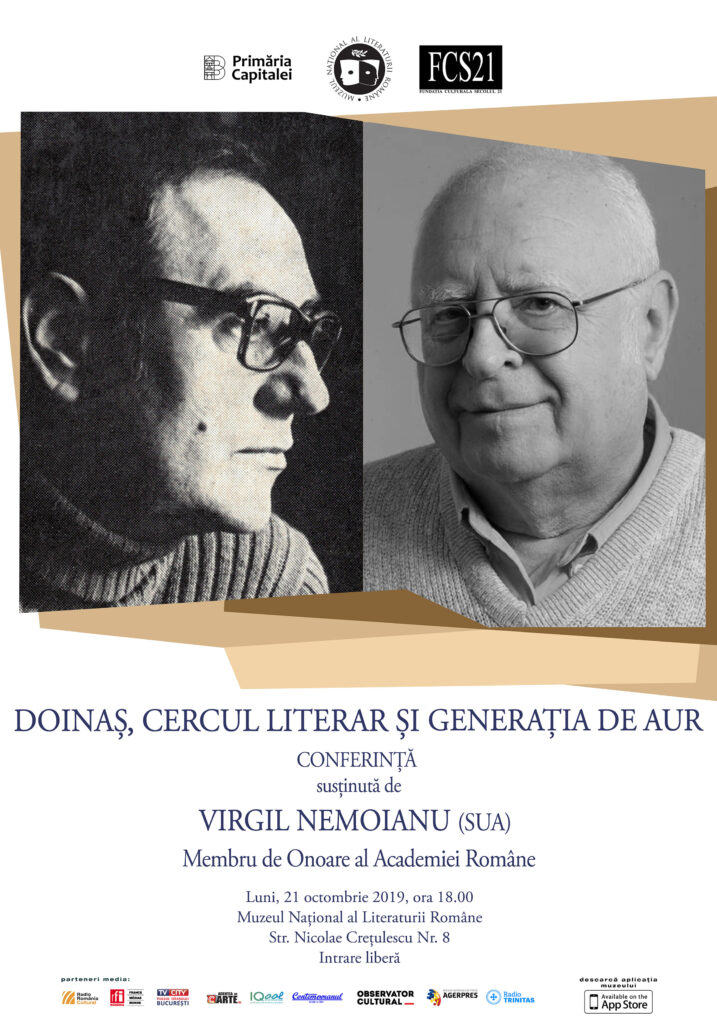 EVENIMENT NEMOIANU – DOINAȘ – CERCUL LITERAR DE LA SIBIU - Secolul 21